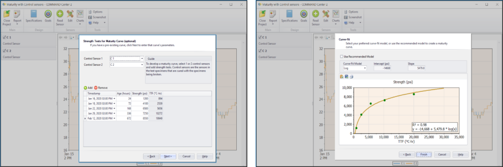 Maturity Curves & Concrete Strength | COMMAND Center