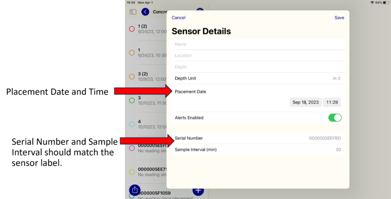 Sensor Rollover & Data Collection | COMMAND Center™ Concrete